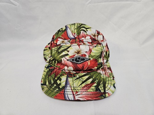 Empyre ESC Hat - Flower pattern 5 Panel Strapback Cap - Hawaiian ...