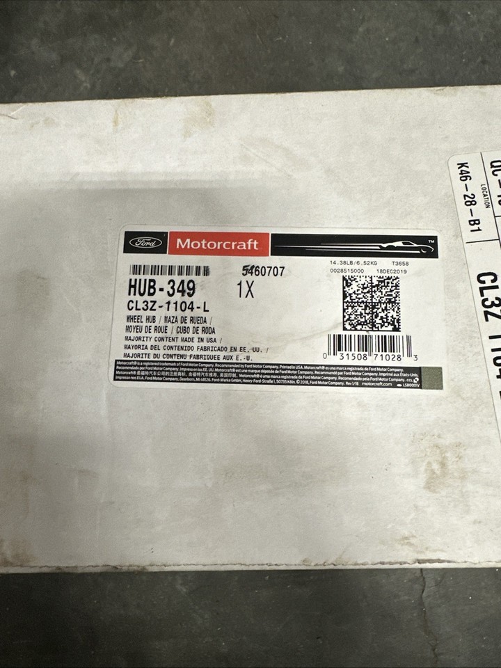 OEM NEW 2011-2014 Ford F150 SVT Raptor Crew Cab SOHC Hub & Bearing Cl3Z ...