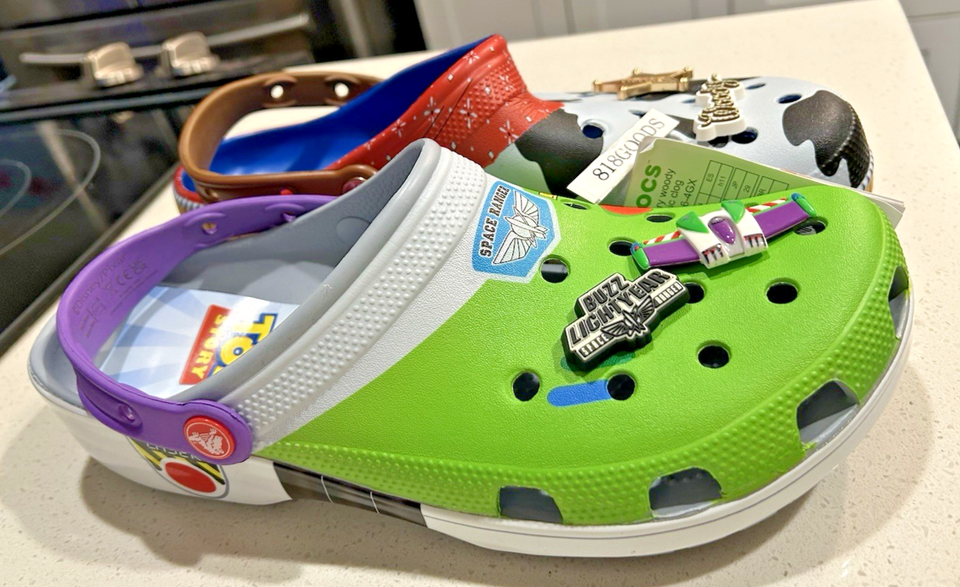 Crocs Toy Story Disney Pixar Woody Buzz Adult Men’s 11 Women’s 13 NEW MISMATCH | eBay