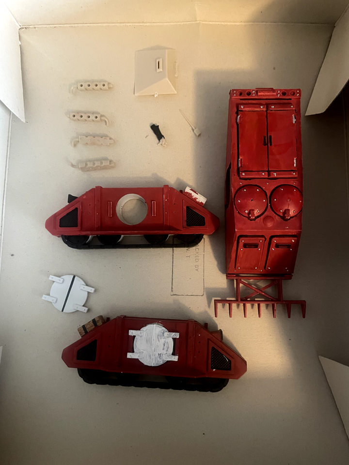 Warhammer 40k SPACE MARINE Mk1 RHINO Plastic Citadel 80s oop Rogue ...