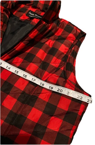 Women's Jason Maxwell Red/Black puffer vest X-Large Lumberjack | eBay