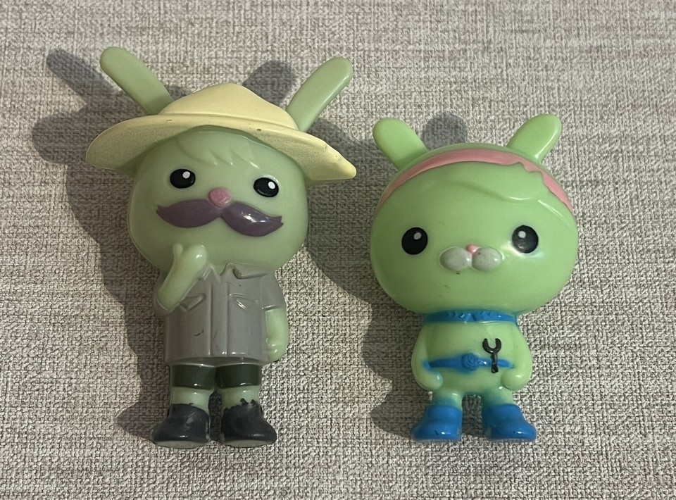 Octonauts Ranger Marsh Tweaks Dad & Tweak Magazine Figures Toy 6cm 5cm ...