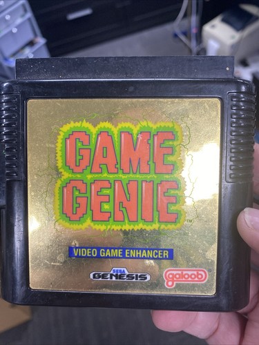 Sega Genesis - Game Genie Video Game Enhancer - GOLD Galoob (Tested ...