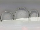 For Ford Fiesta mk4 1995-2002 Dash Instrument Chrome Rings Polished ...