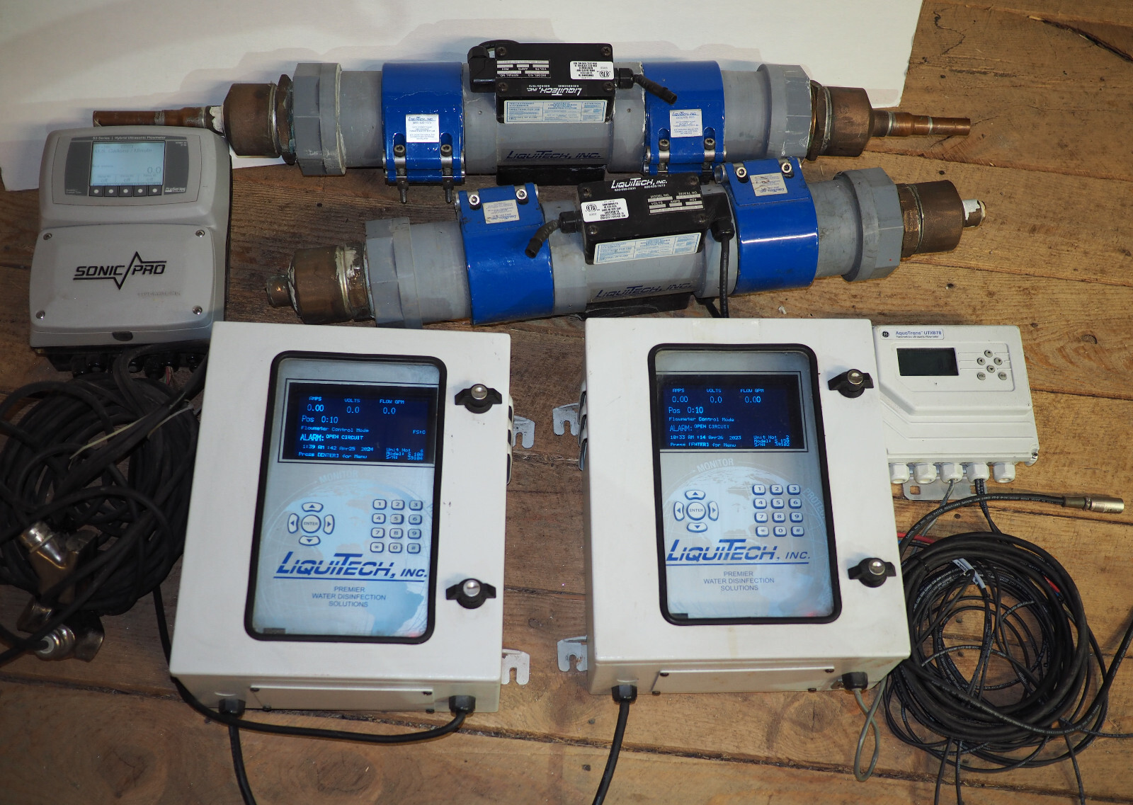 LOT of LIQUITECH OF-7 COPPER-SILVER Ionization System Water Treatment ...