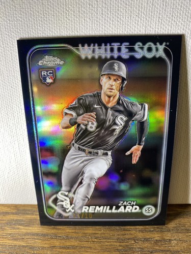 5/10 Zach Remillard Black RC 2024 Topps Chrome Baseball Card | eBay
