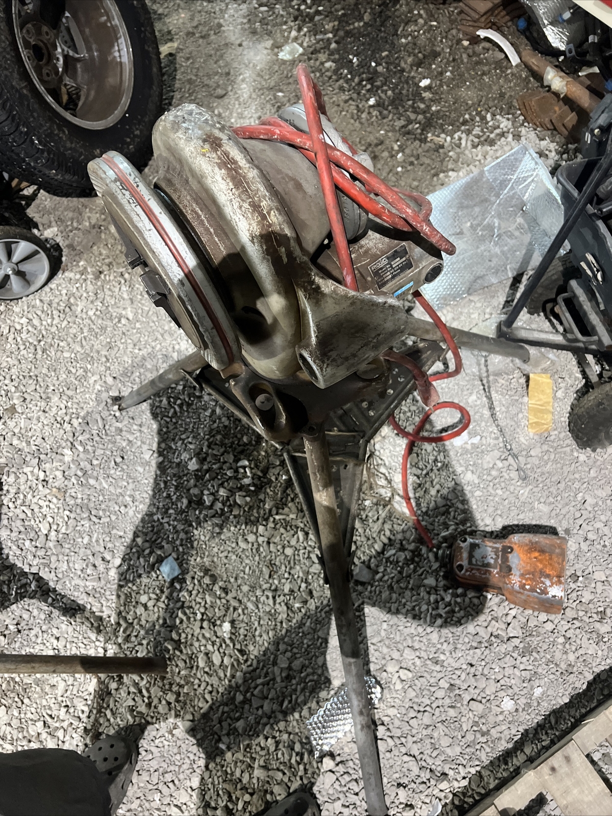 Ridgid 200 Pipe Threader Machine w/Tripod Stand Ridgid Tools | eBay