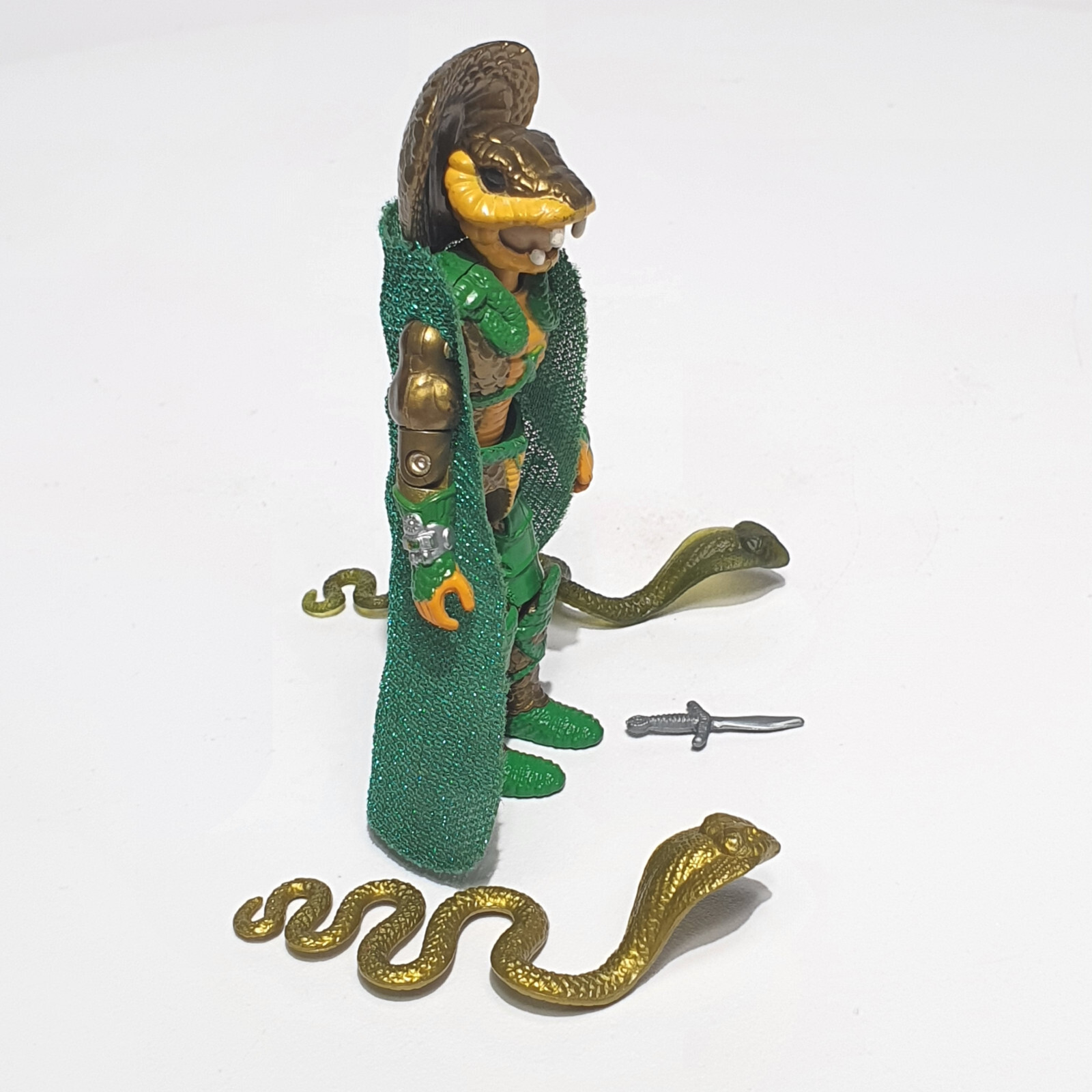 Vtg GI Joe SERPENTOR figure A v1 100% COMPLETE original 1986 Air ...