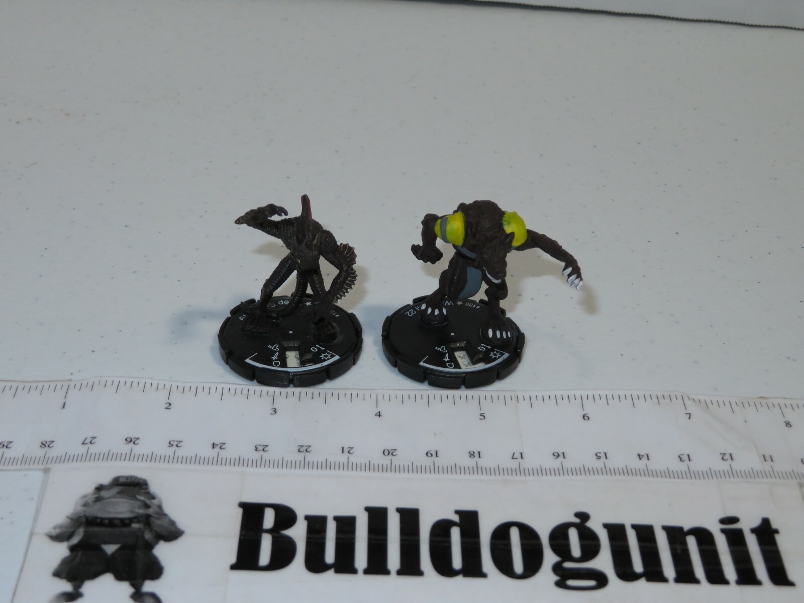 2000 Mage Knight Rebellion # 132 Deep Spawn & 136 Werewolf Figure ...