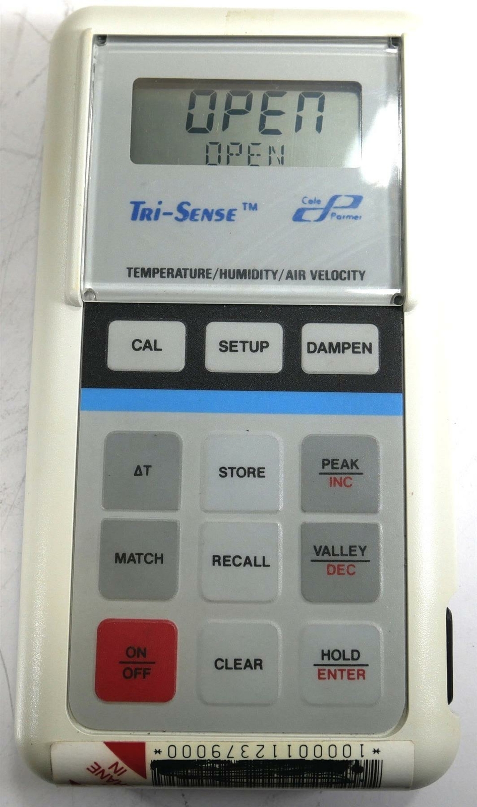 Cole-Parmer+Tri-Sense+37000-90+Humidity%2FAir+Velocity%2FTemp.+Probe ...