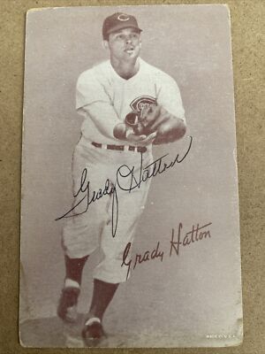 Grady Hatton 1947-66 Exhibit Card AUTOGRAPHED - Cincinnati Reds | eBay