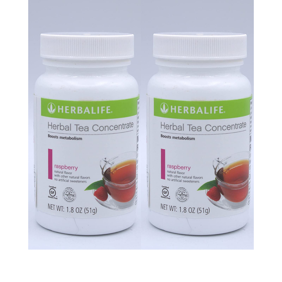 Herbalife Raspberry Tea - Energy Boost Weight Management (50g) 2X Free ...