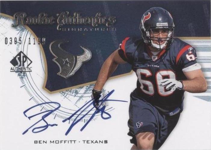 2008 SP Authentic - Rookie Authentics Signatures Ben Moffitt #206 /1199 ...