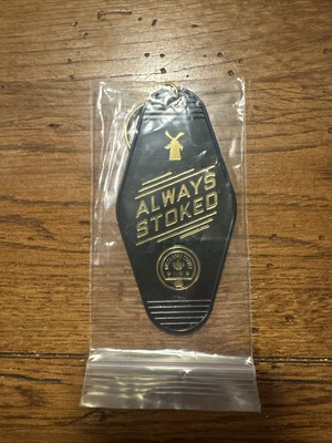 Dutch Bros Key Chain “ALWAYS STOKED” Black and Gold 2024 | eBay