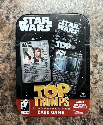 STAR WARS Top Trumps Card Game in Tin; Pre-Owned 778988632529| eBay