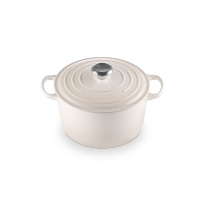 LE CREUSET Cast Iron Deep Evolution Casserole 24 cm Meringue | eBay