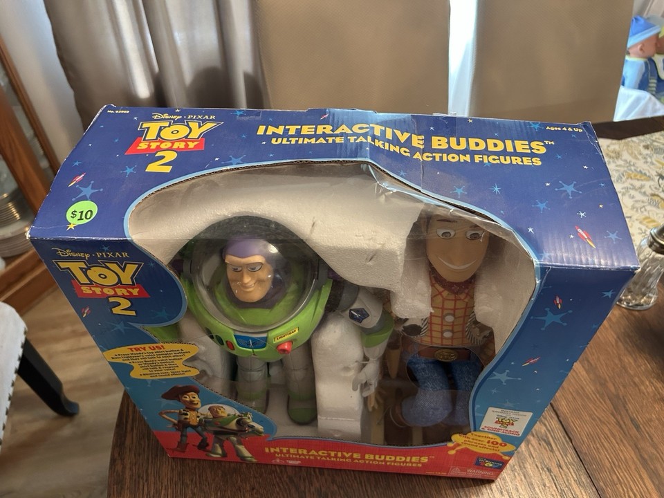 Toy Story 2 Buzz Woody Interactive Talking Buddies Action Figure | eBay