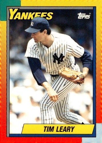 1990 Topps Traded #58T Tim Leary - New York Yankees | eBay