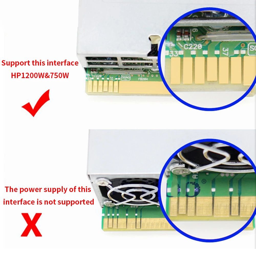 GPU PSU Power Module Server Card Conversion 6Pin to 8Pin Cable Breakout ...