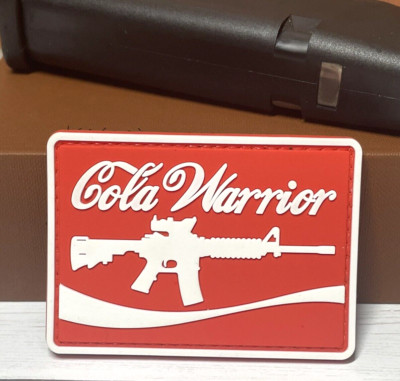 Cola Warrior PVC Patch - Tactical Morale Gun Patch - AR15 Assault Rifle ...