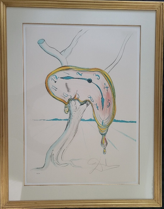 SALVADOR DALI "Tear of Time" MODERN ART SURREALIST SURREALISM ...