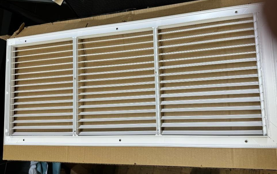 TITUS 350FL Aluminum Louvered Return Grille 30" X 12" New In Box | eBay