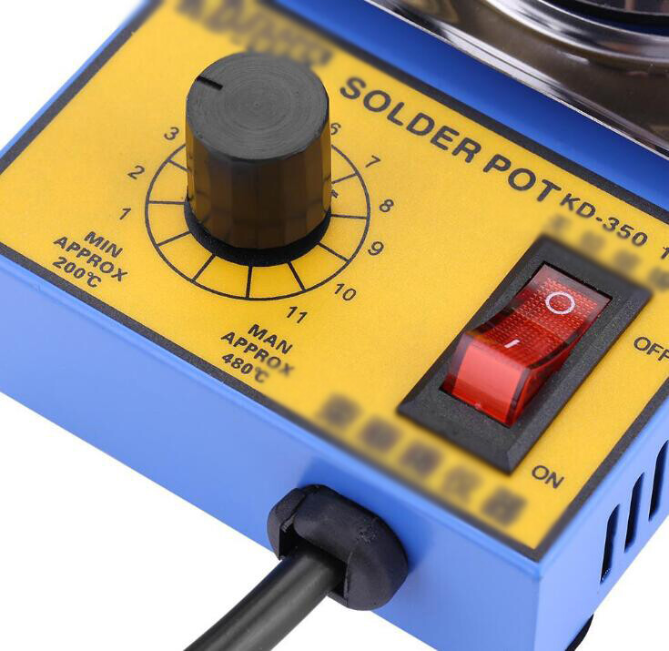 110V Solder Pot 50MM 100MM Soldering Desoldering Bath Tin Melting Plate ...