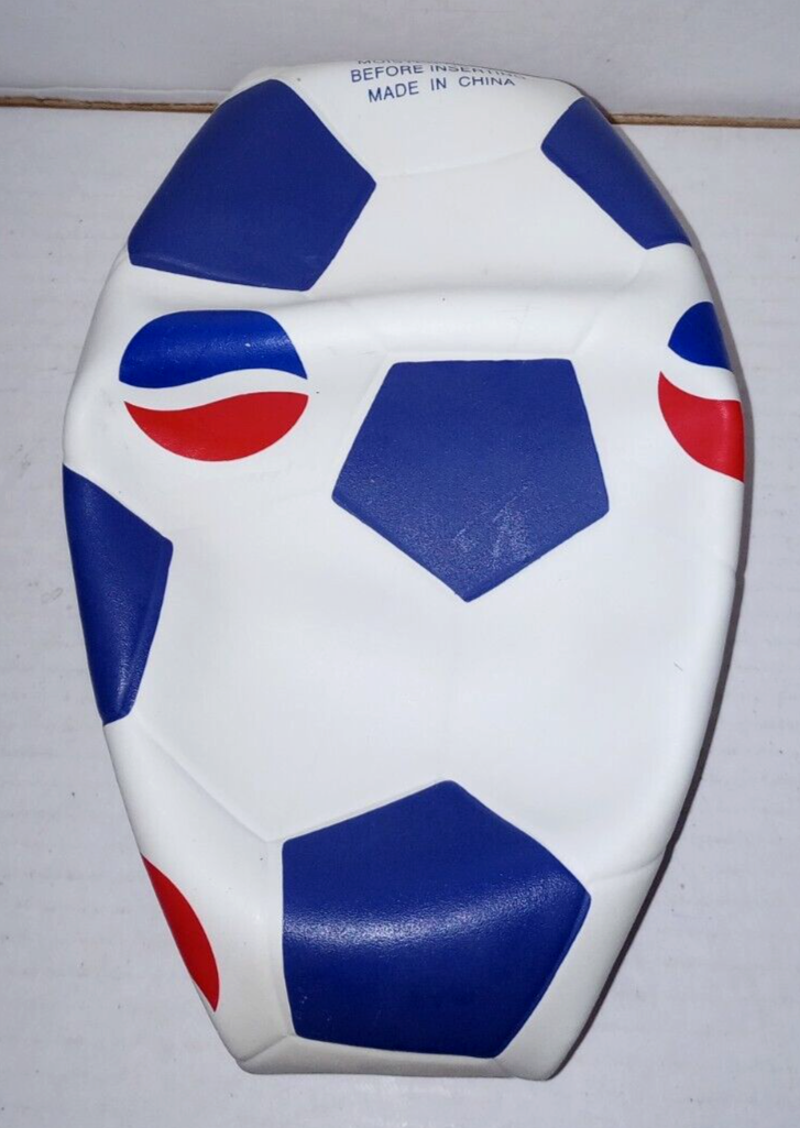 Vintage 1990s Pepsi Soccer Ball - 4 to 6lbs - Yellowing on One Side ...