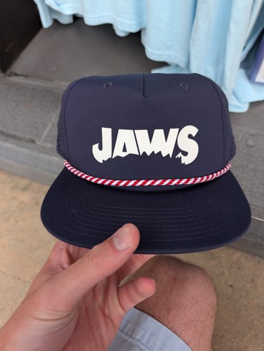 NEW🦈Universal Studios Florida Jaws 50th Anniversary Adult Vintage Cap ...