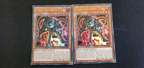 Yugioh Scrap Orthros Ultra Rare DUOV-EN031 x 2 | eBay