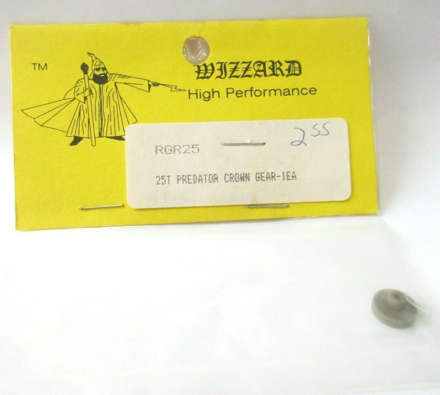 WIZZARD HIGH PERFORMANCE SLOT CAR HO SCALE 25 TOOTH PREDATOR CROWN GEAR ...
