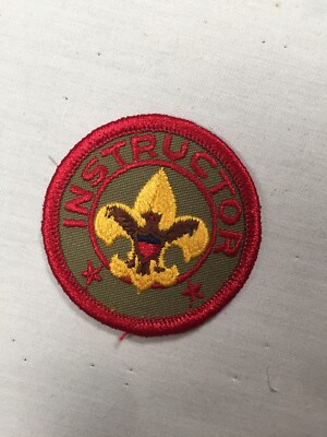 1960's Instructor Gauze plastic back youth BSA Position Patch | eBay
