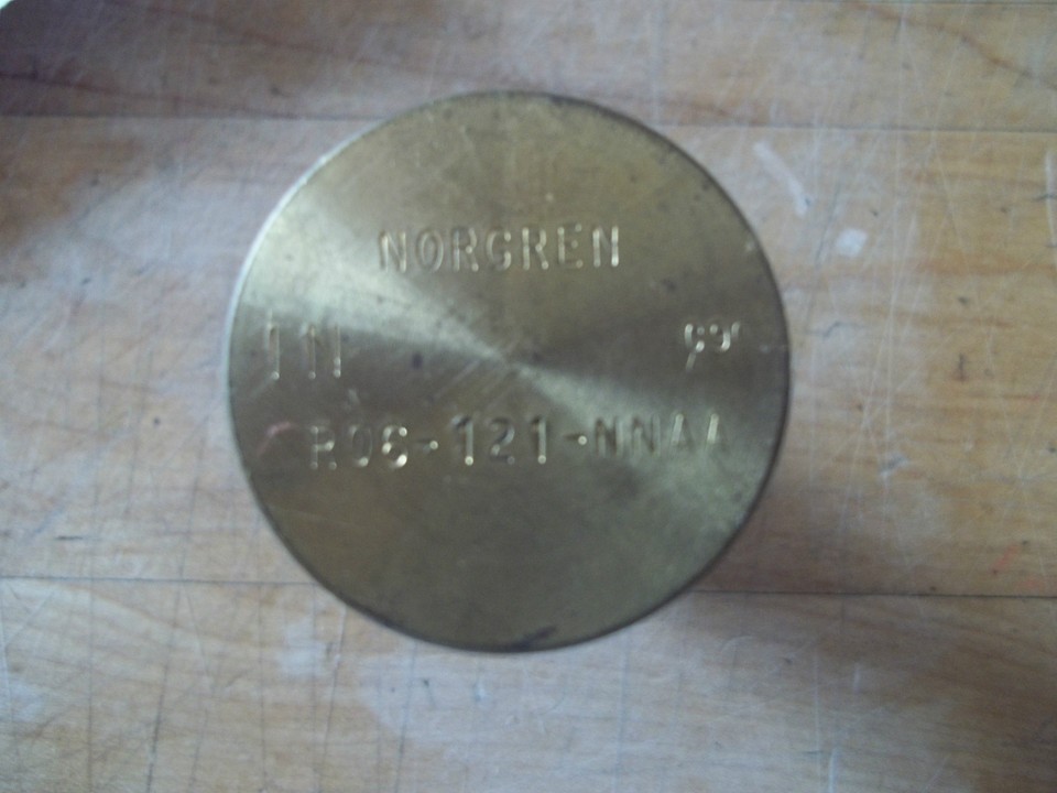 NORGREN GENERAL PURPOSE COMPACT 4 PORT BRASS REGULATOR R06-121-NNAA 1/8 ...