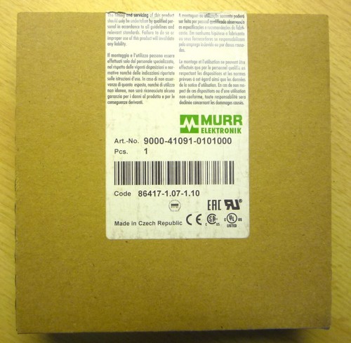 Murr Elektronik Lastkreisüberwachung 9000-41091-0101000 NEU OVP | eBay