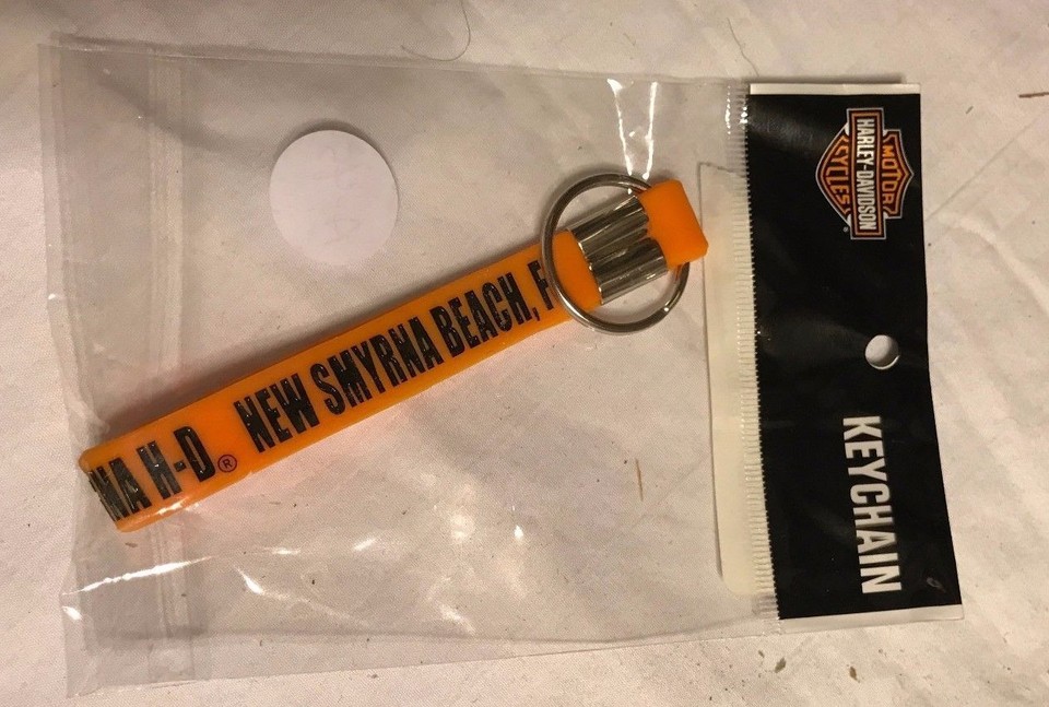 75th Bike Week Harley Davidson New Smyrna Beach Silicon Key Ring - A45 ...