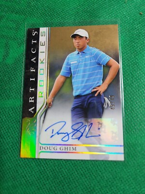 2021 Upper Deck Artifacts Rookies Gold Spectrum /49 Doug Ghim #56 ...