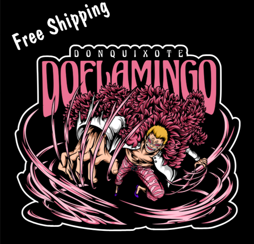 Anime One Piece Pirate Doflamingo Heavenly Demon Sticker Decal Truck ...