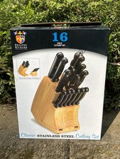 Philippe Richard Collection 20 Piece Cutlery Knife Set W BLOCK TU-30011 ...
