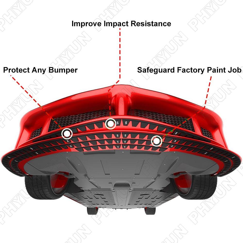 Universal Front Bumper Scrape Guard Chassis Anti-Skid Protector Kit ...