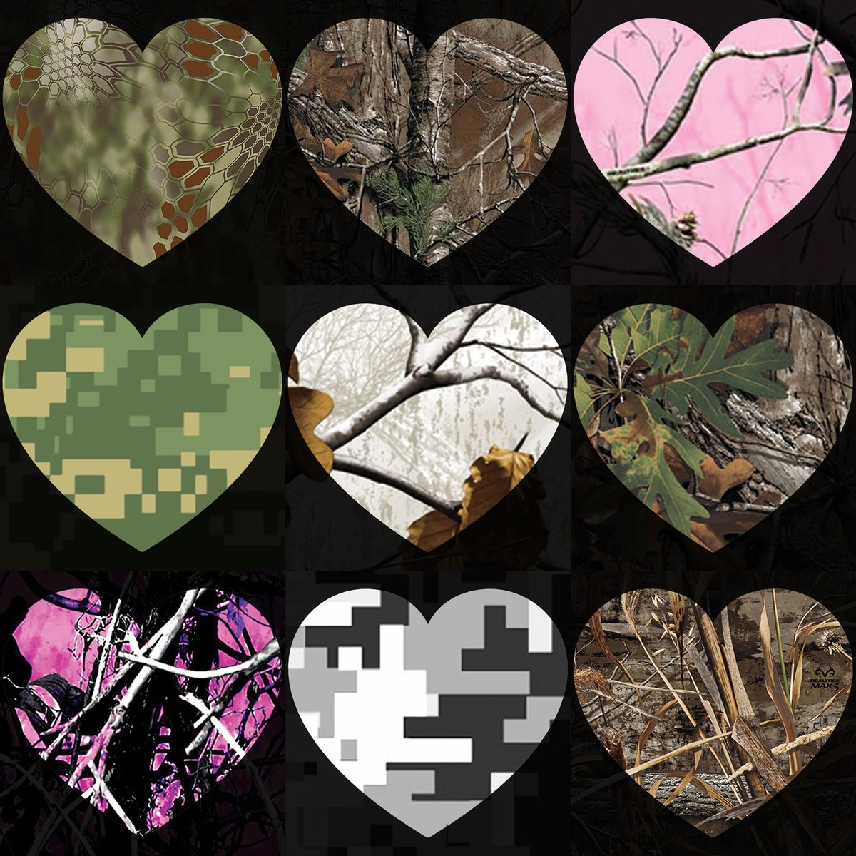 Realtree Heart Tattoos