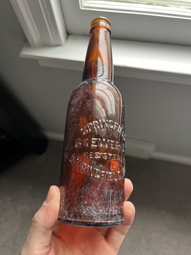 Vintage Springfield Breweries Brewery Ohio Crown Beer Bottle Registered ...