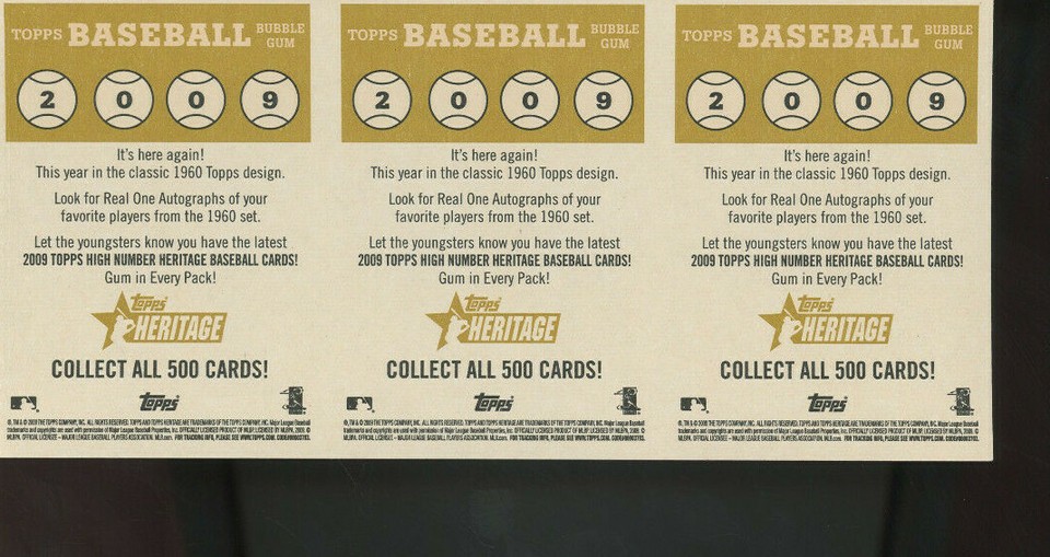 2009 Topps Heritage Box Topper Fu-Te Ni , Delwyn Young, Antonio ...