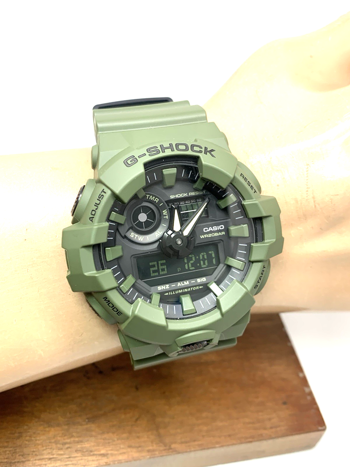 Casio Men's Watch GA700UC-3A G-Shock Digital Analog Quartz Green Sport ...