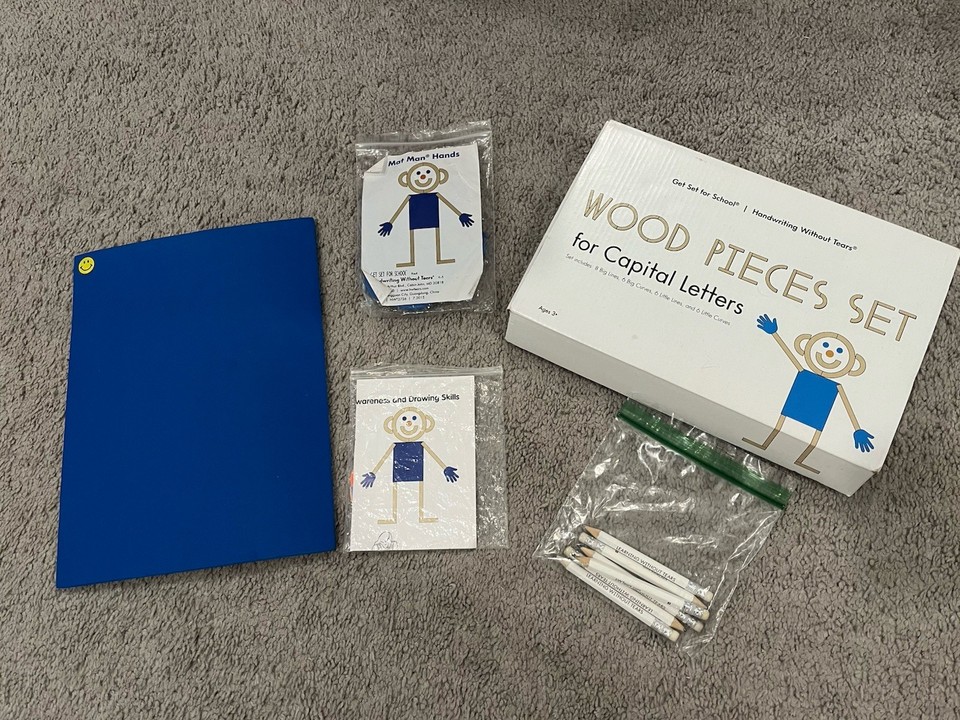 Handwriting Without Tears Mat Man, HWOT Wooden Letters, Handwriting ...