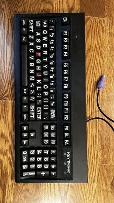 Key Tronic Keyboard Large Print | eBay
