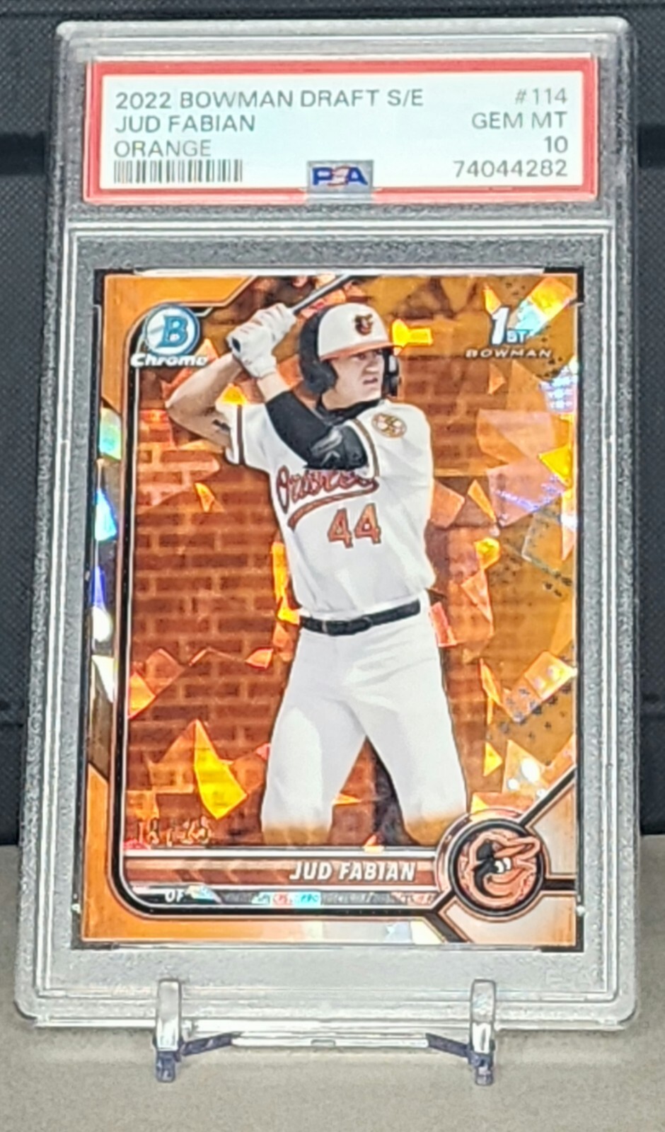 2022 Bowman Draft Sapphire Jud Fabian Orange 19/25 1st Bowman COLOR ...