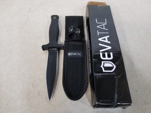 EVATAC DOUBLE EDGED DAGGER Combat Knife Black ET-BLKDGR | eBay