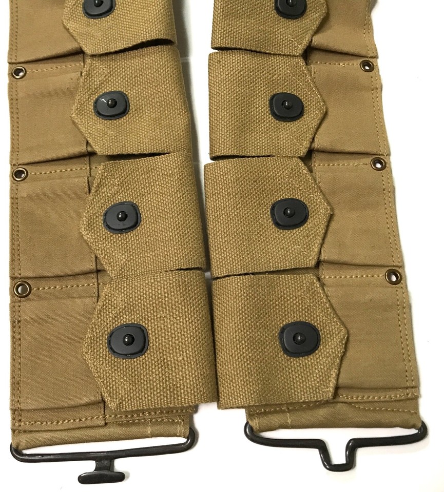 WWI WWII US M1910 M1917 M1903 RIFLE 10 POCKET COMBAT FIELD EQUIPMENT ...