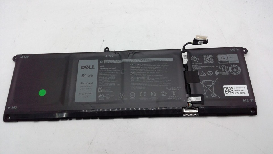 Dell Inspiron 7415 2-In-1 15V 3420MAH 54WH 4-Cell Battery XDY9K VKYJX ...