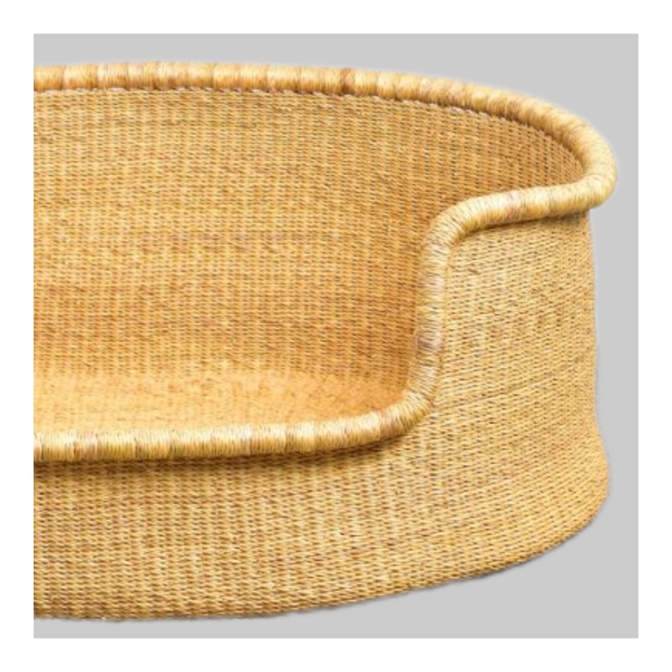 Dog Bed, Woven Dog Basket,Ghana basket,Pet Bed,Bolga Basket,wicker basket | eBay